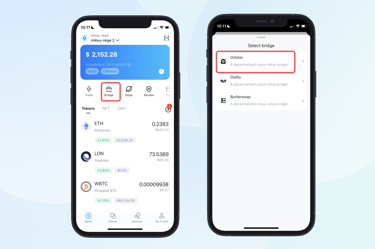 How to Use Orbiter Finance with imKey? – imKey EN